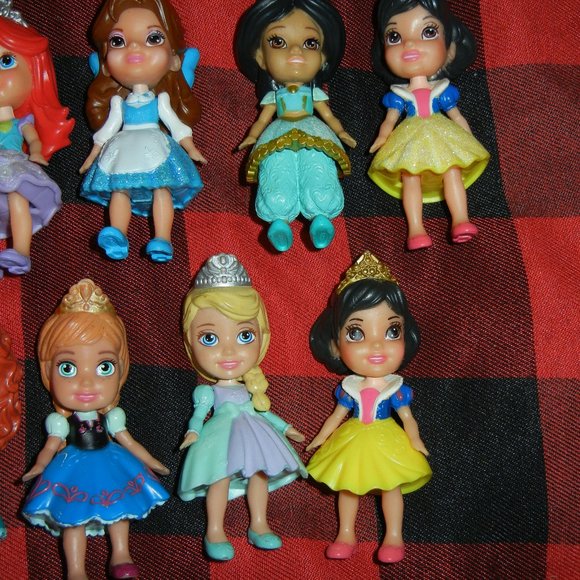 Disney | Toys | Set Of 2 Disney Mini Toddler Dolls Series Poseable ...